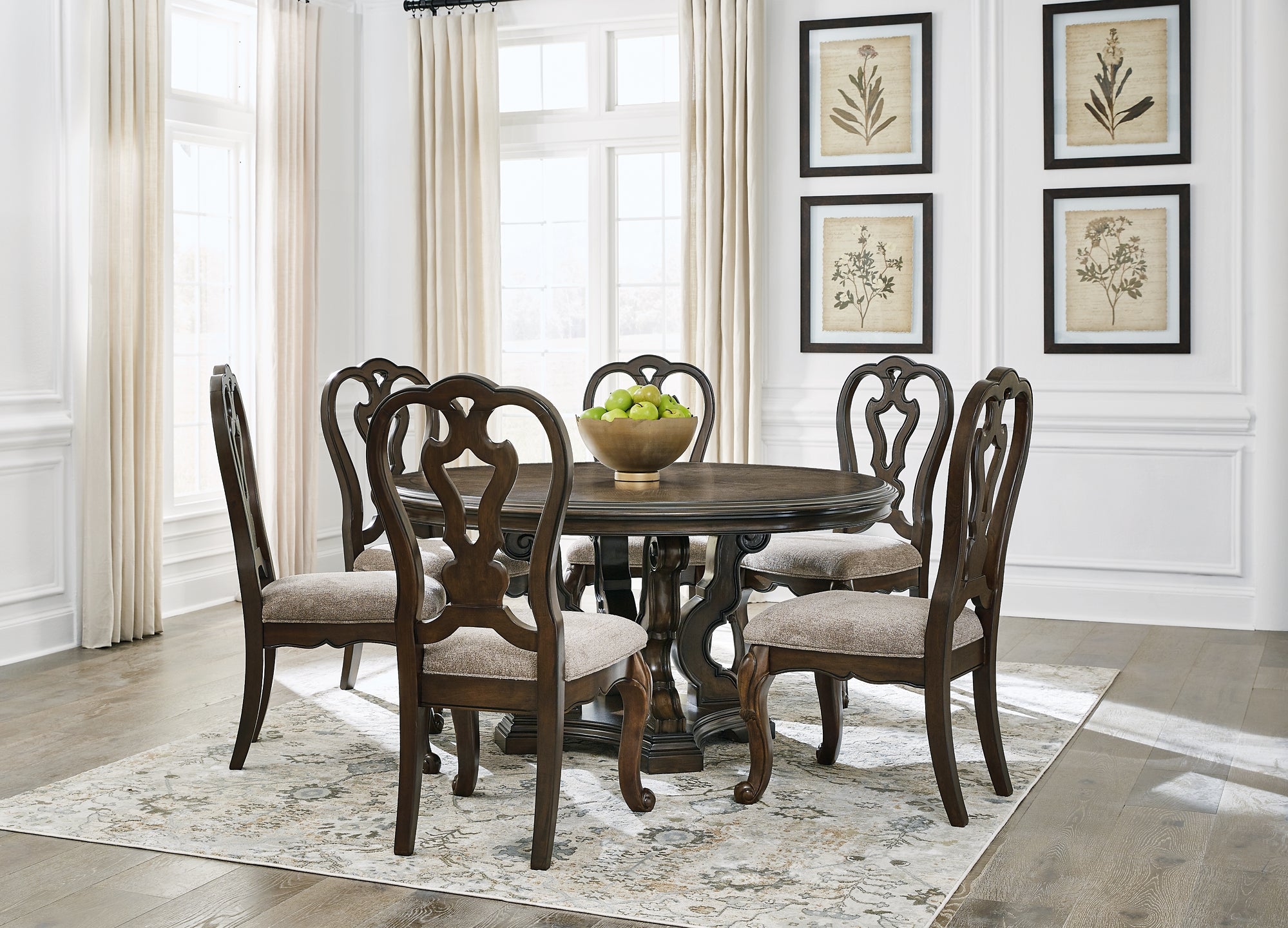 Maylee Dining Table and 6 Chairs – Kensington Furniture & Mattress