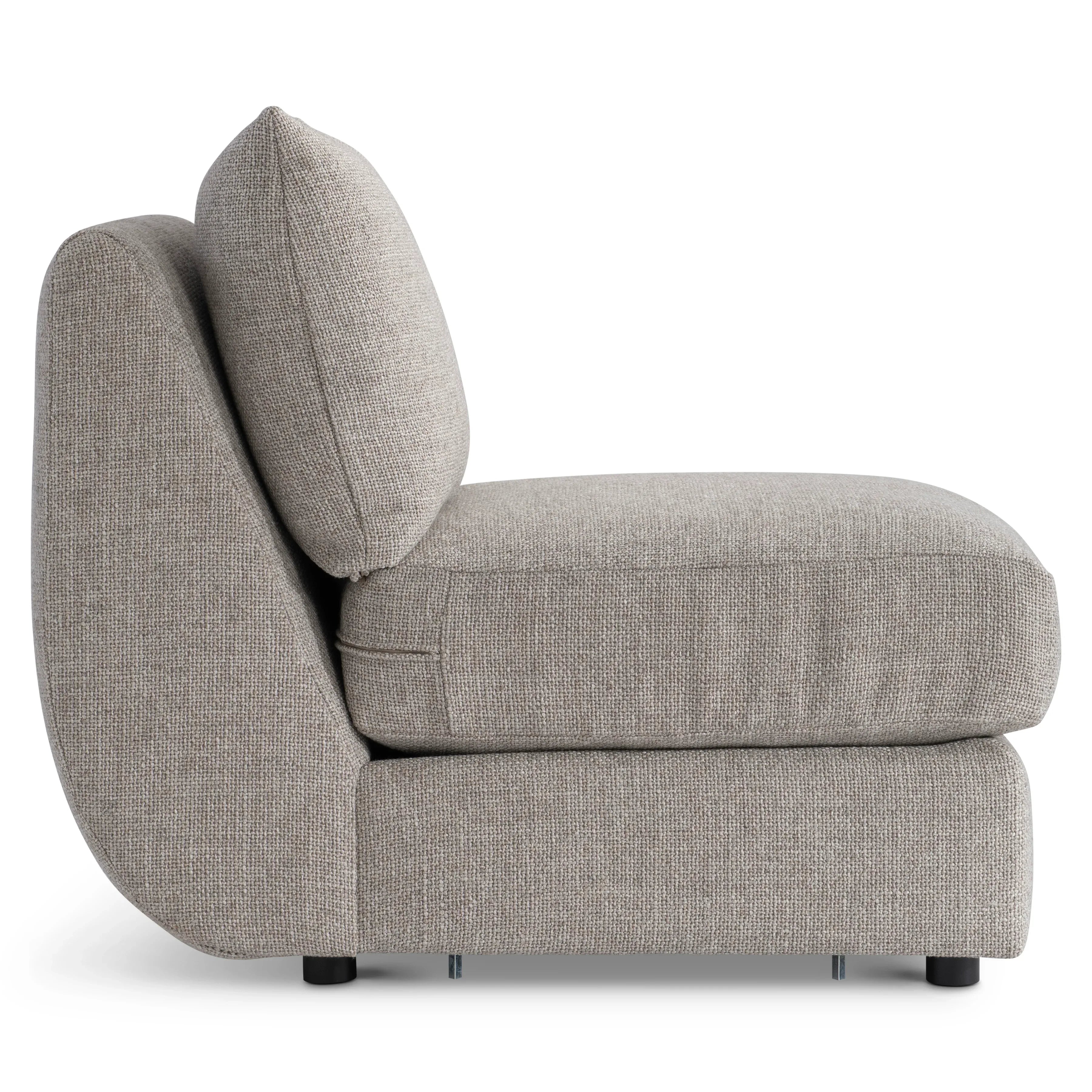 Moretti Fabric Armless Chair – Kensington Furniture & Mattress